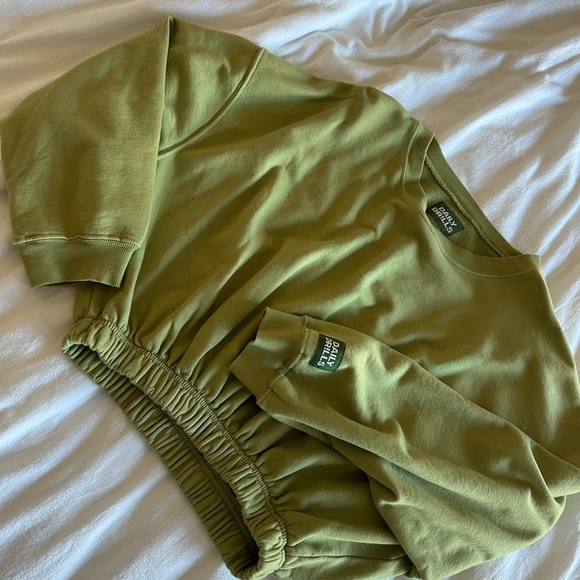 Daily Drills | Tops | Daily Drills Matcha Bubble Crew Neck Gently Worn ...